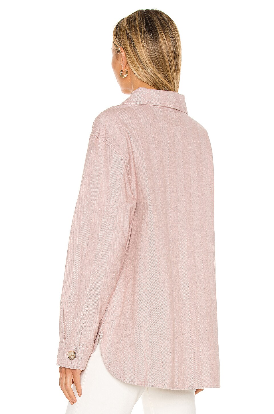 Sanctuary Shacket in Pink Herringbone | REVOLVE