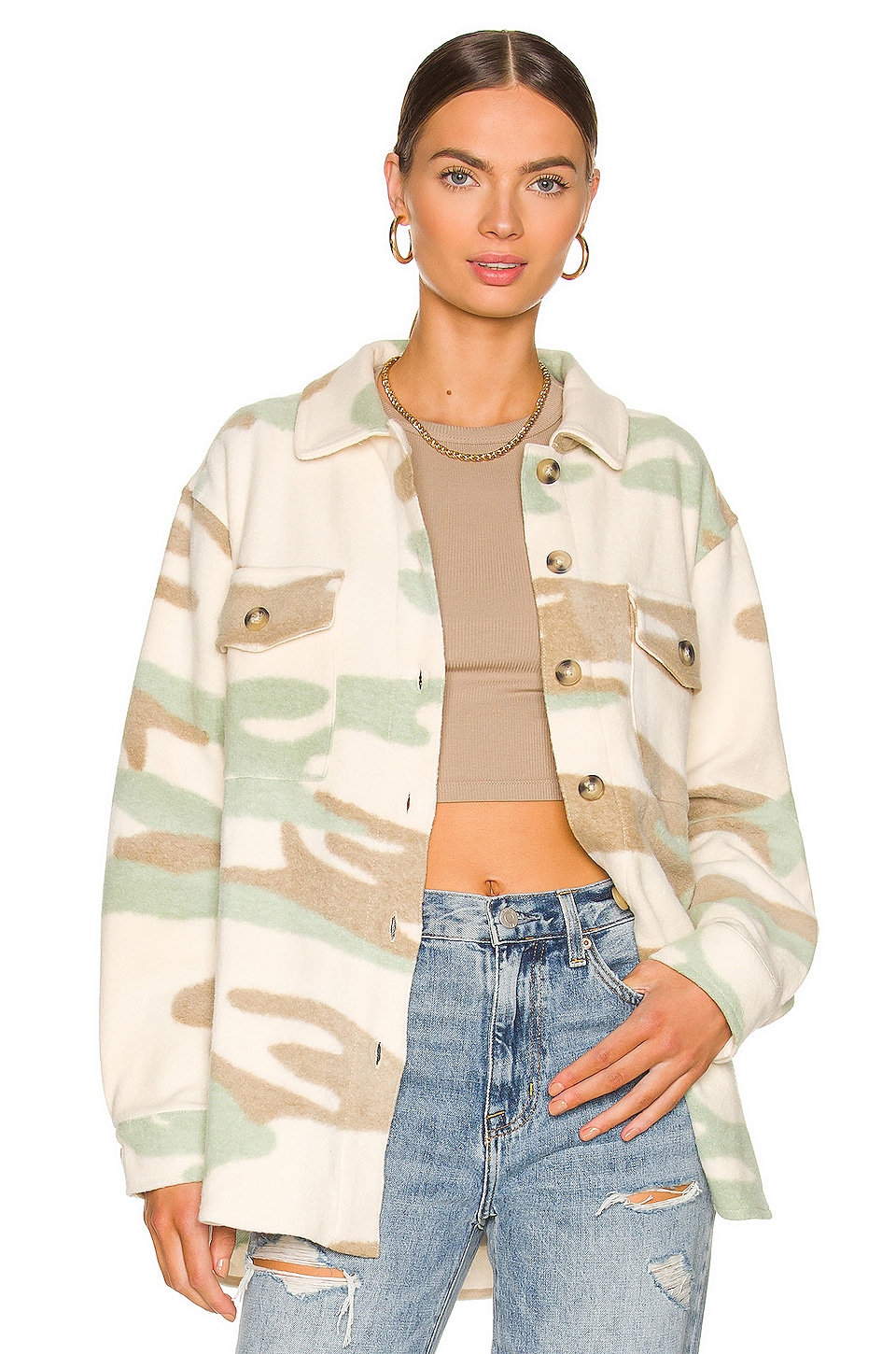 Sanctuary Shacket in Shasta Camo | REVOLVE