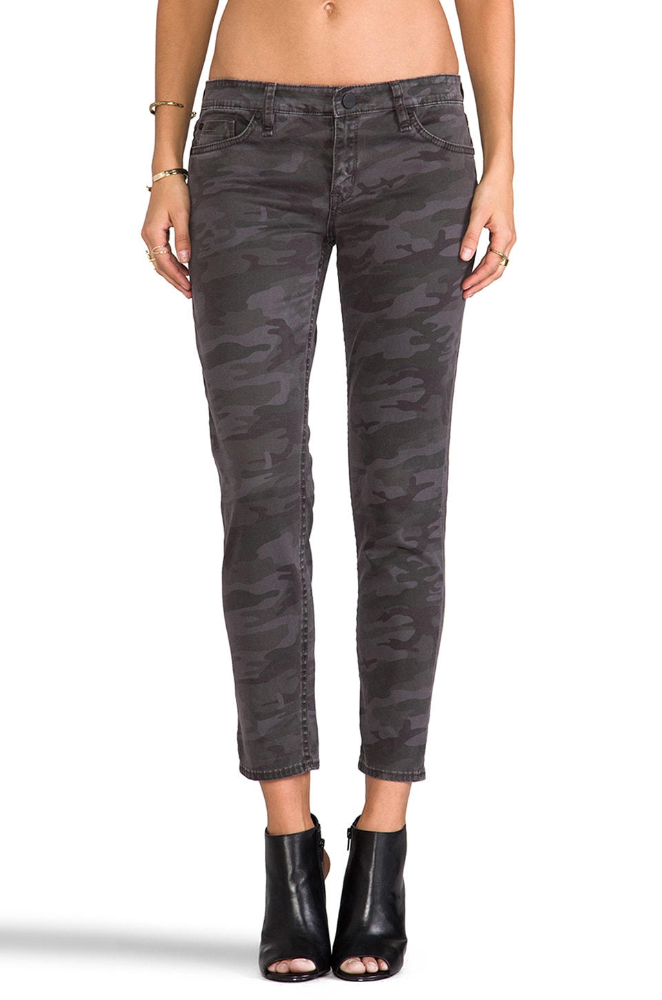 Sanctuary Camo Charmer Capri in Charcoal | REVOLVE