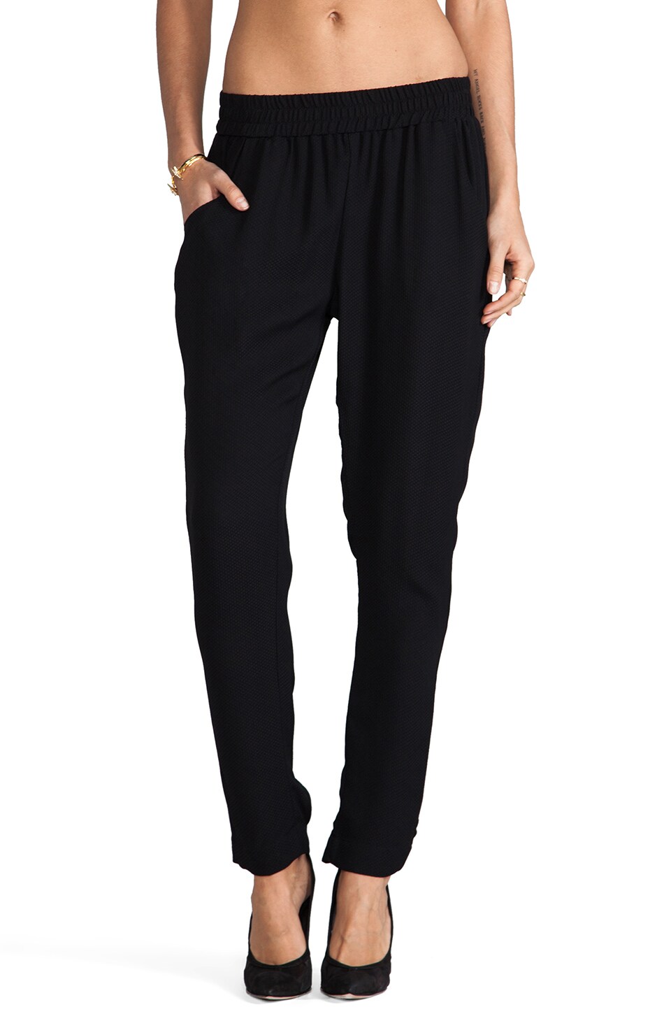 SAM&LAVI Cash Pants in Black | REVOLVE