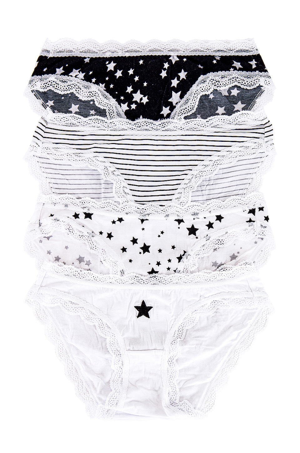 Stripe & Stare Constellation Knicker Set in White | REVOLVE