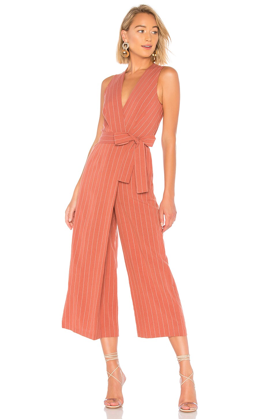 SAYLOR Emery Jumpsuit in Rust | REVOLVE