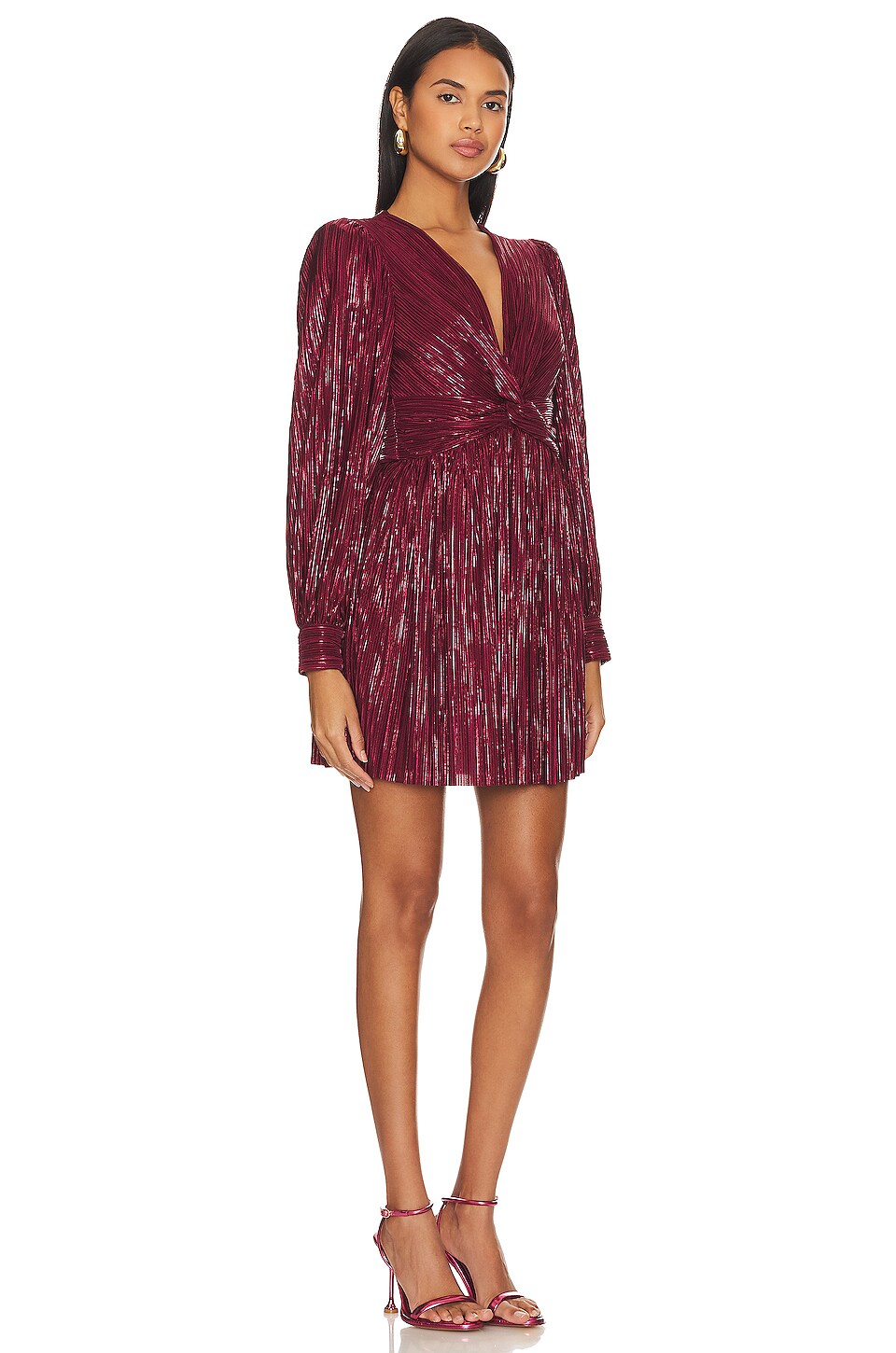 Sabina Musayev Adi Dress in Ruby Wine | REVOLVE
