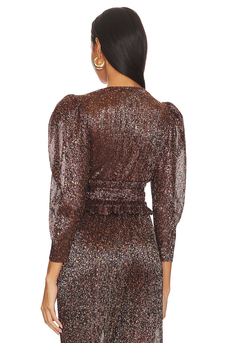 Sabina Musayev Row Top in Bronze Ruby | REVOLVE