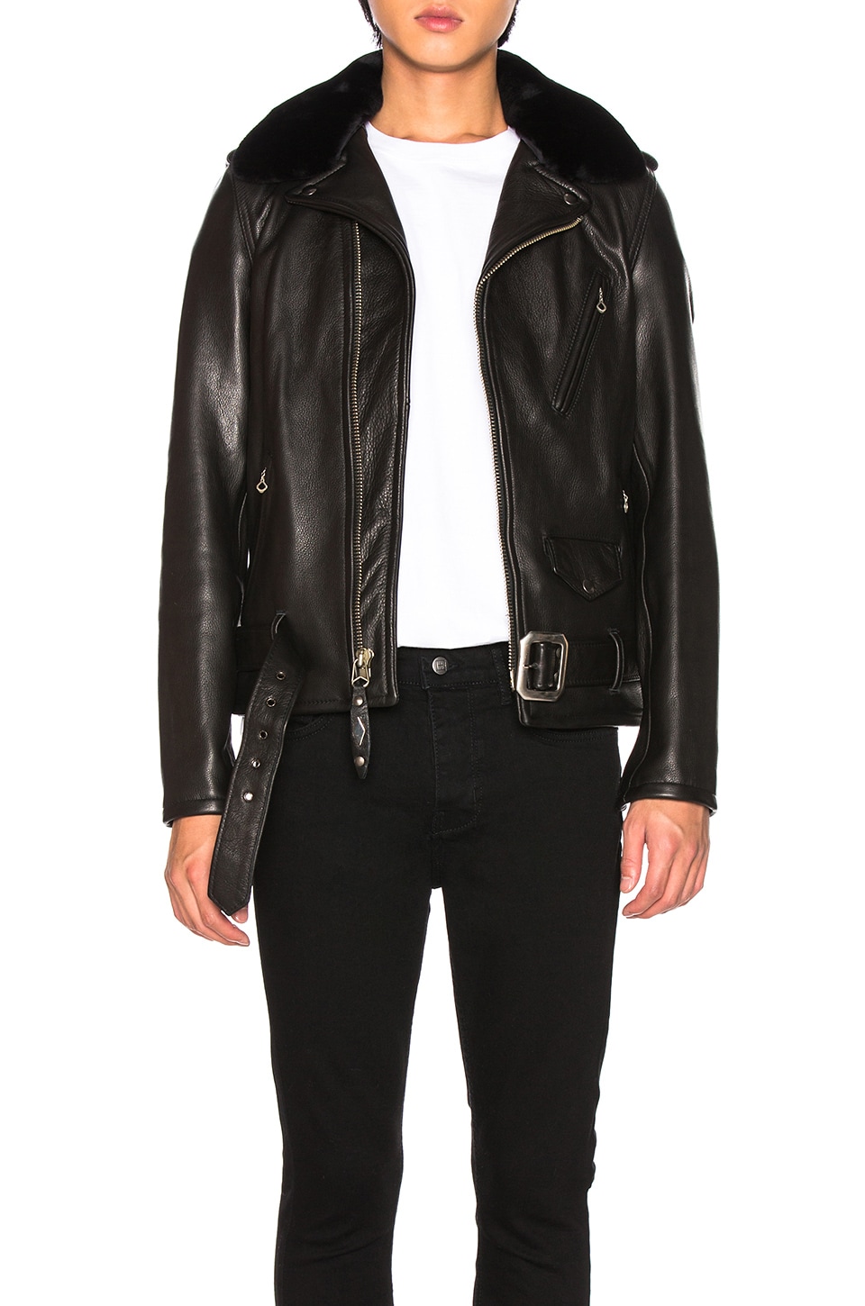 Schott Limited Edition 90th Anniversary Perfecto in Black | REVOLVE