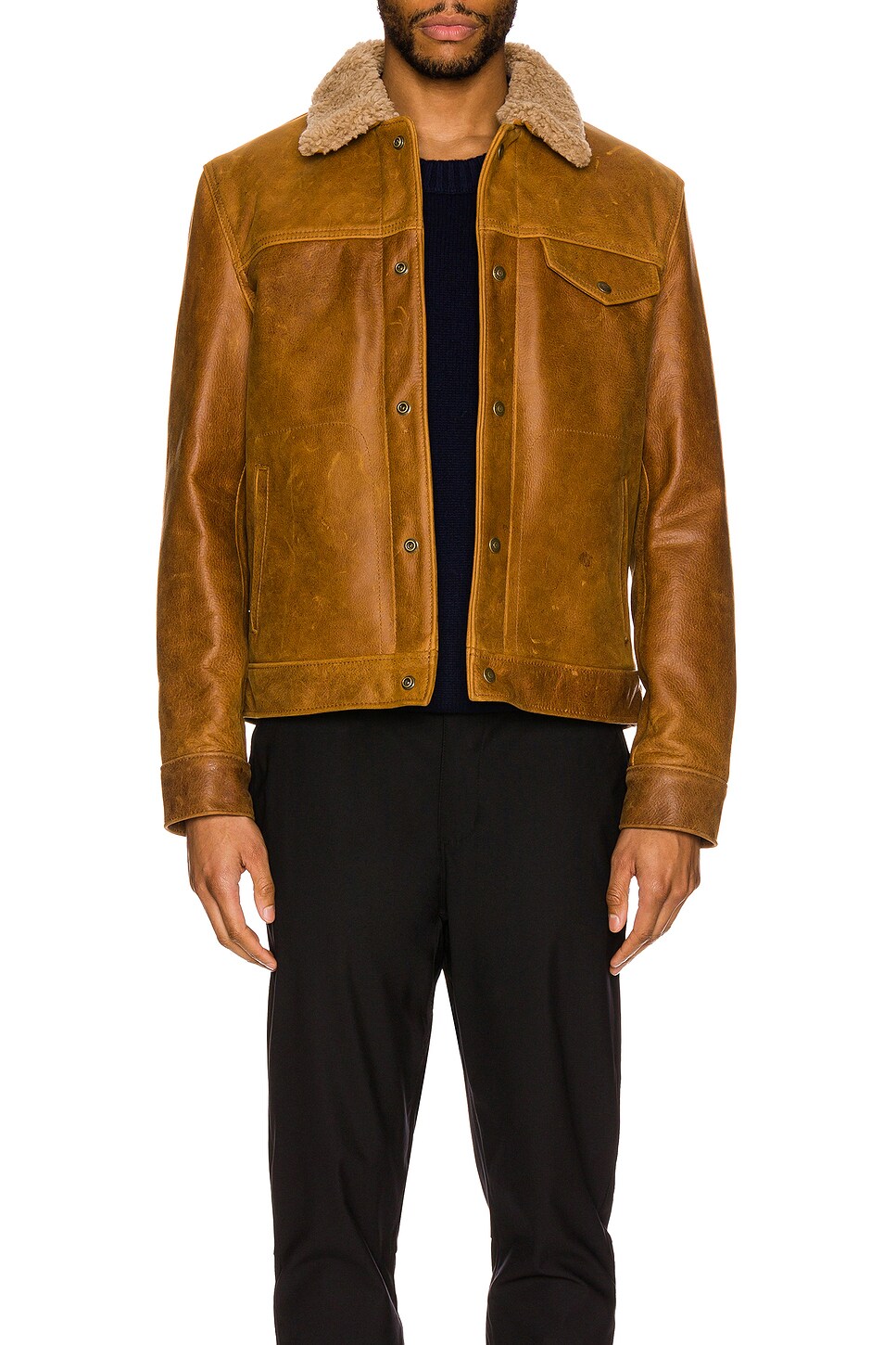 Schott Waxy Vintage Buffalo Trucker in Sycamore | REVOLVE Schott Waxy Vintage Buffalo Trucker in Sycamore | REVOLVE