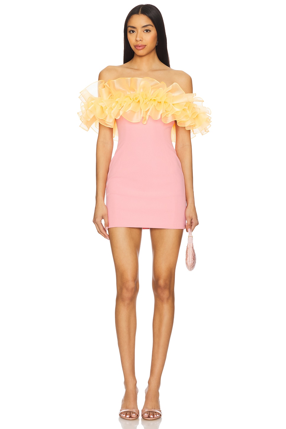 Susanna Chow Sasha Dress in Pink & Orange | REVOLVE