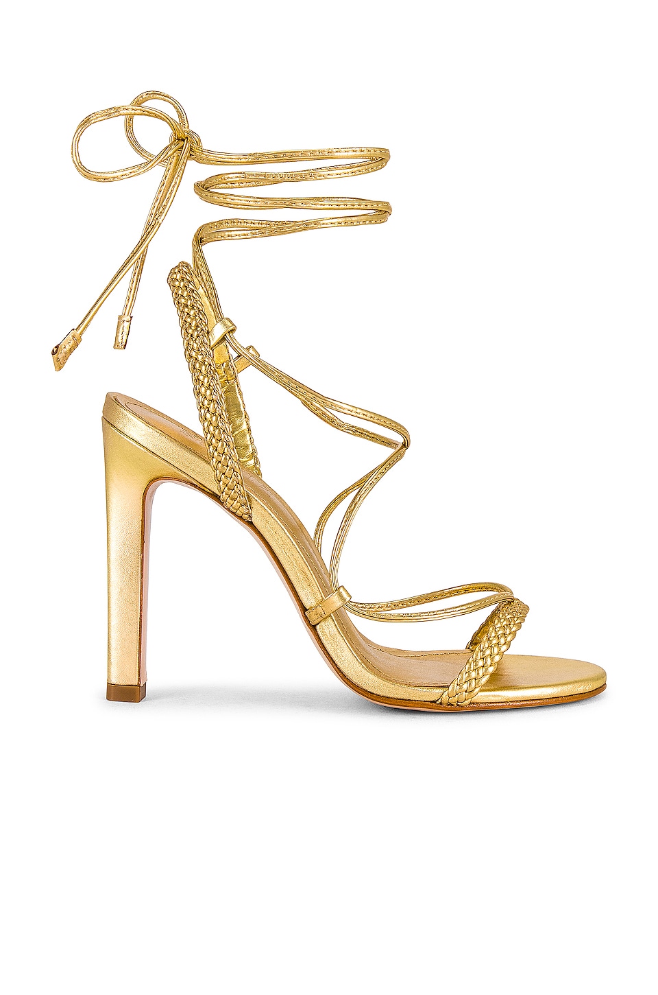 Schutz Maxima Heel in Gold Orch | REVOLVE