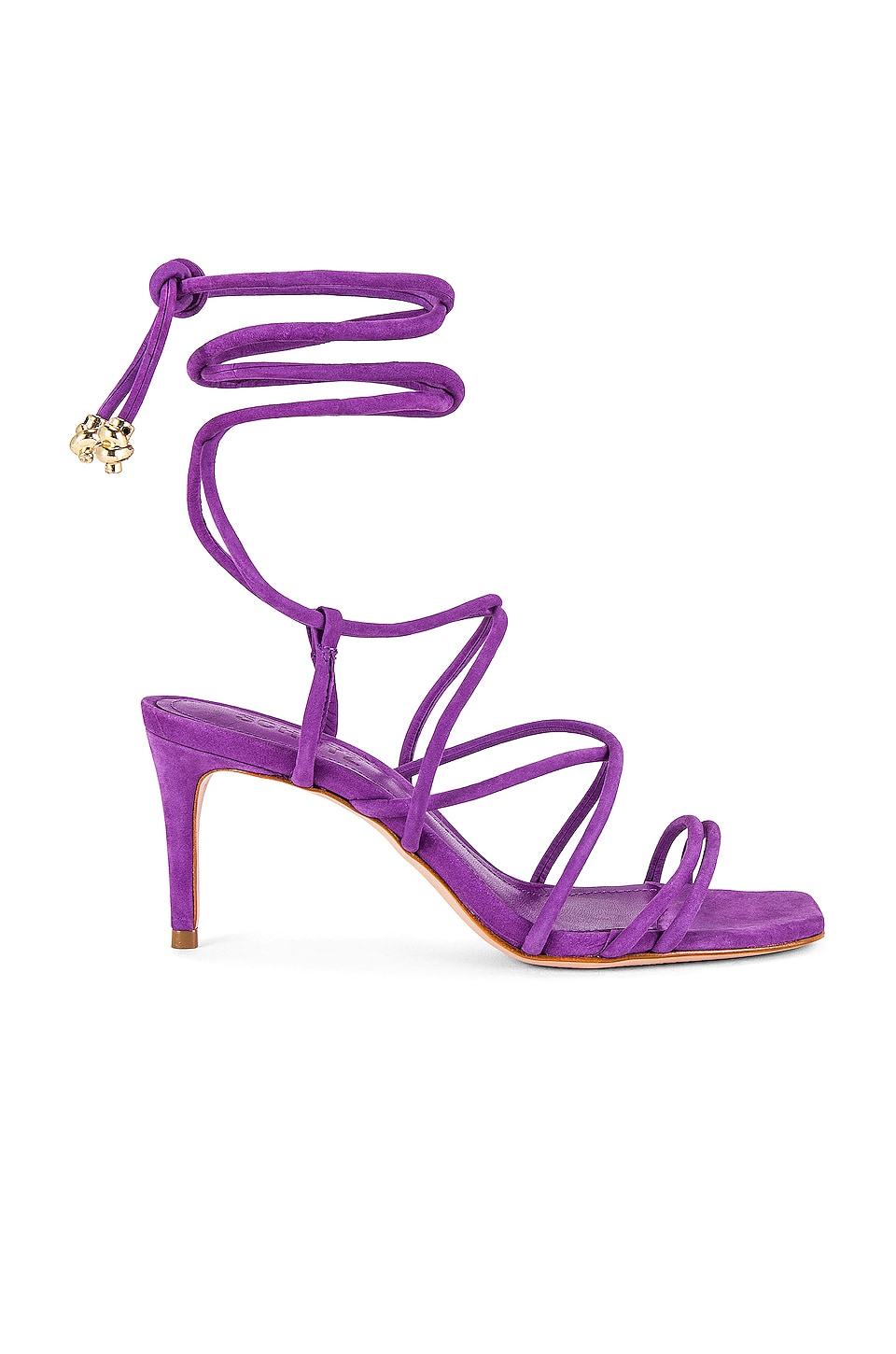 Schutz Magdalena Mid Sandal in Violet | REVOLVE
