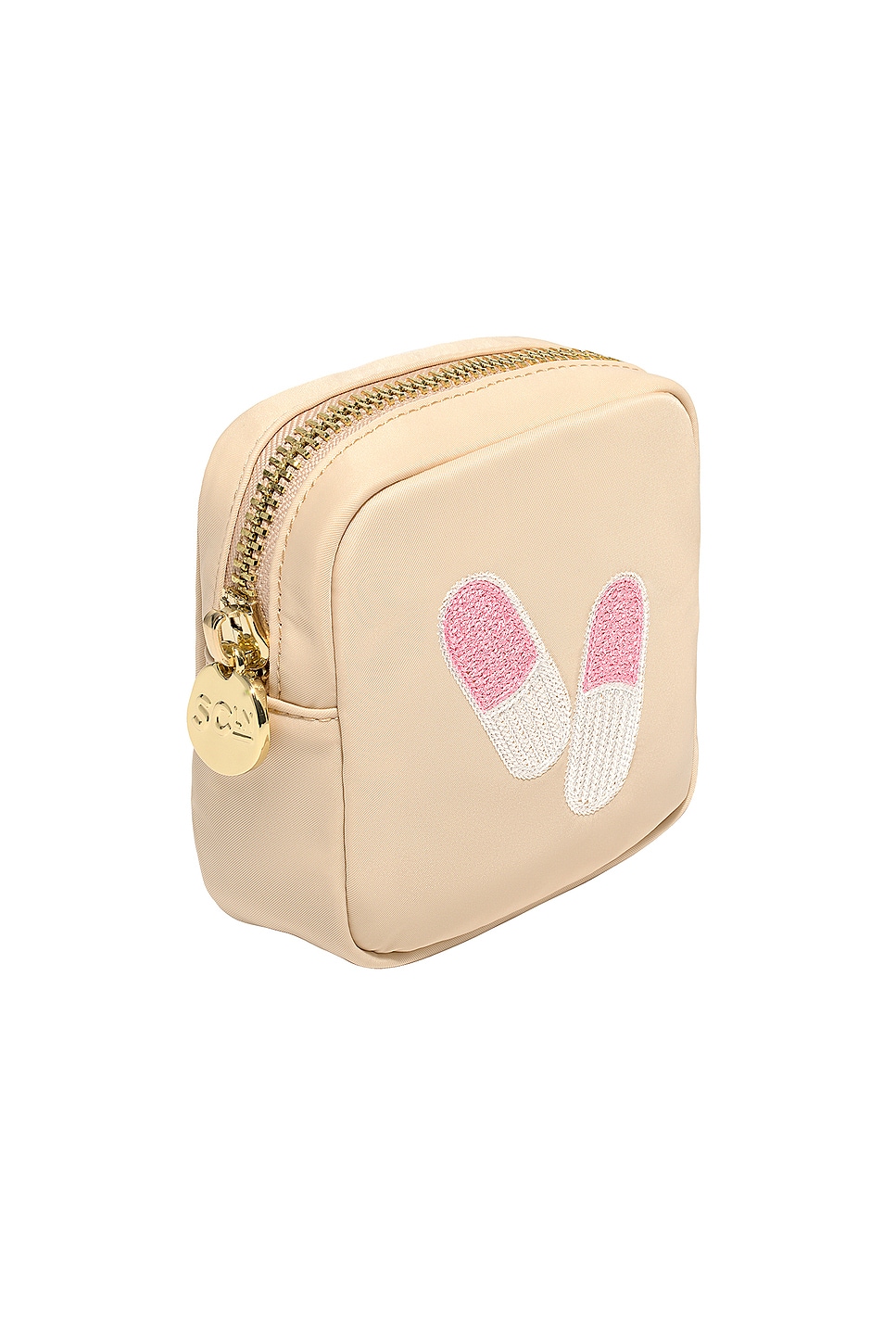 Stoney Clover Lane x REVOLVE Pill Capsule Mini Pouch in Sand | REVOLVE
