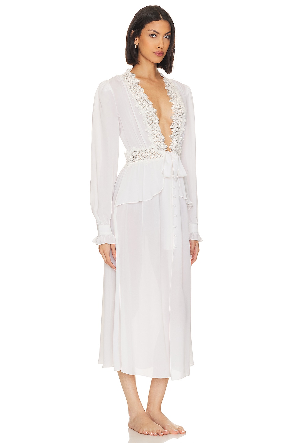 Stone Cold Fox x Revolve Watson Robe in White | REVOLVE