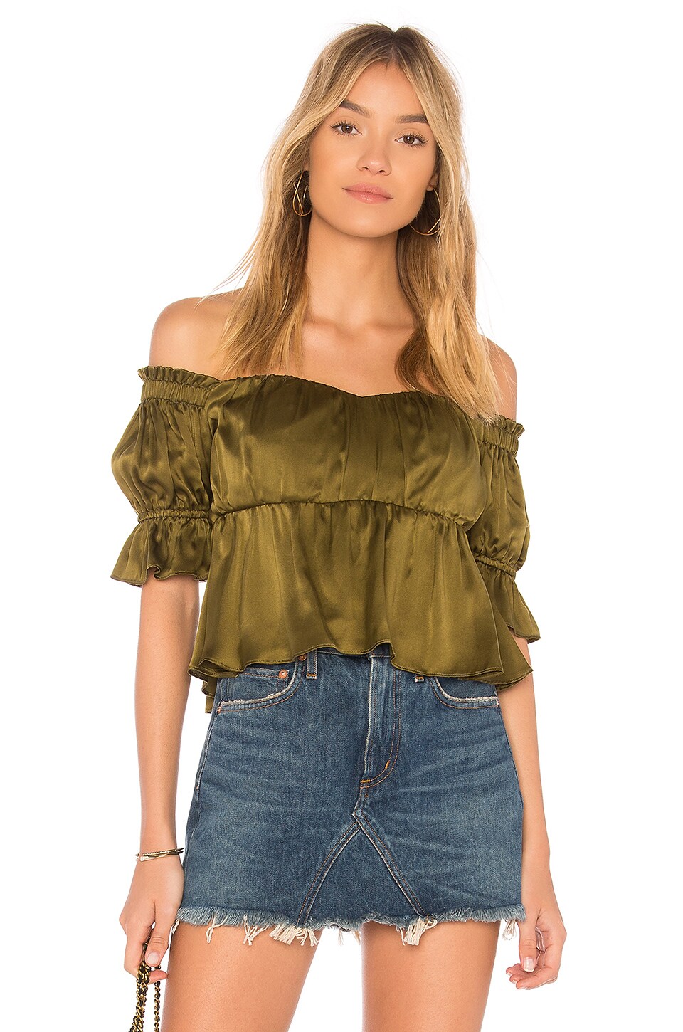 Stone Cold Fox Monte Tube in Army Green | REVOLVE