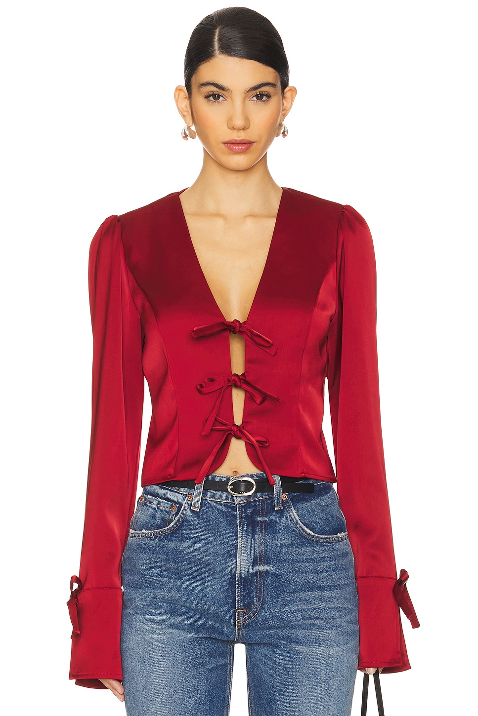 Stone Cold Fox x REVOLVE Mila Top in Dark Red | REVOLVE