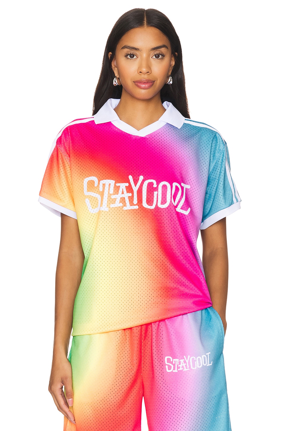 Stay Cool Sublime Mesh Jersey in Multi | REVOLVE