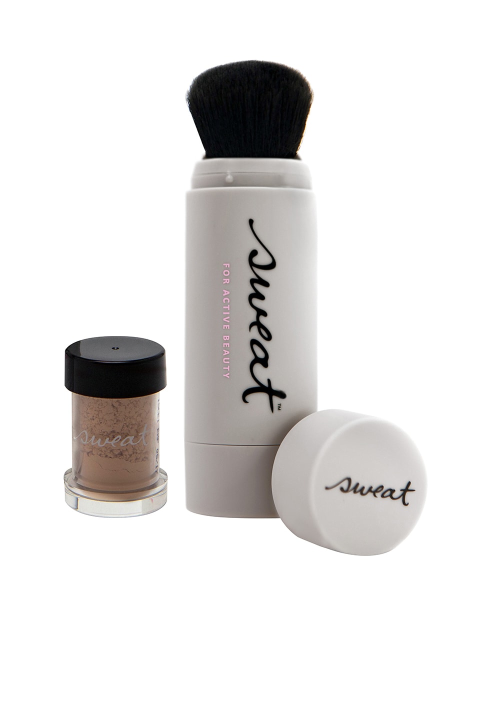 Sweat Cosmetics Mineral Foundation SPF 30 Twist-Brush in Shade 400 ...