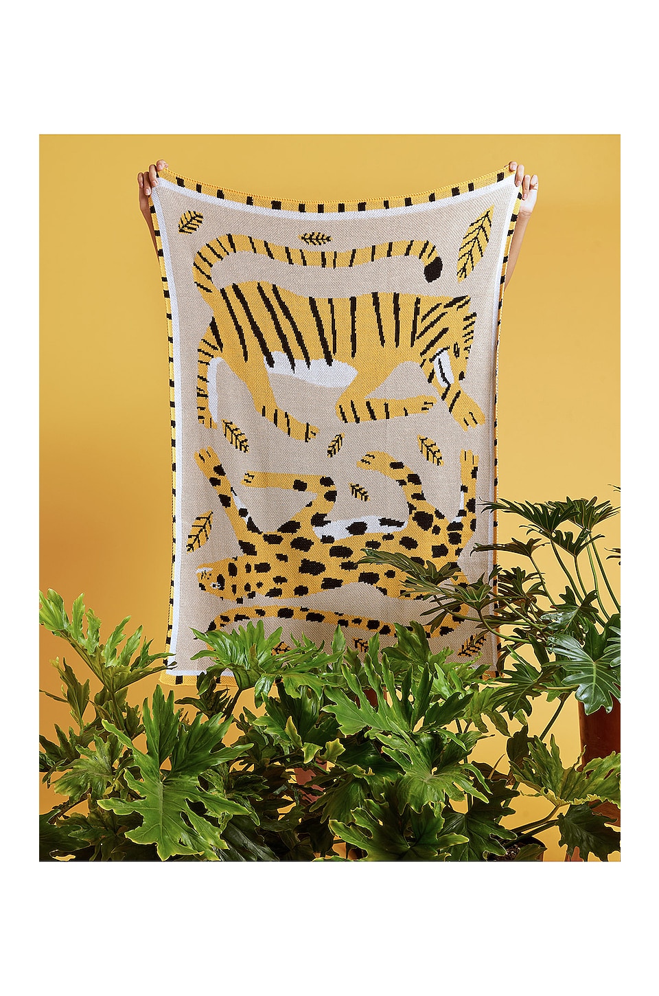 Slowdown Studio Big Cats Mini Blanket | REVOLVE