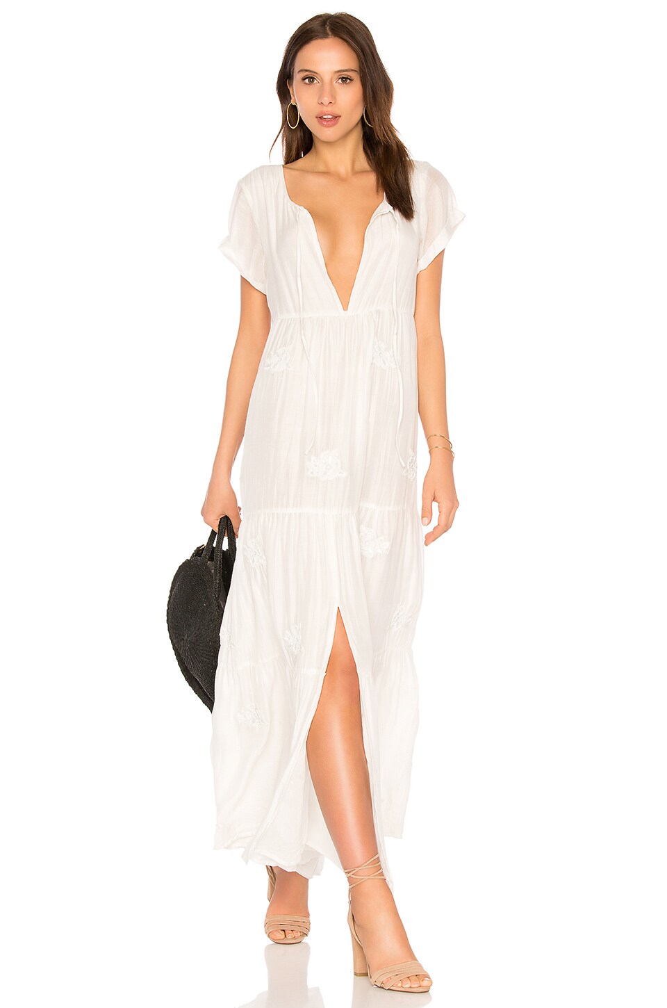 Sundress x Collage Vintage Nora Dress in White | REVOLVE