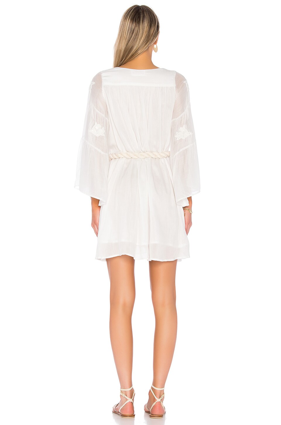 Sundress x Collage Vintage Perla Gypsy Dress in White | REVOLVE