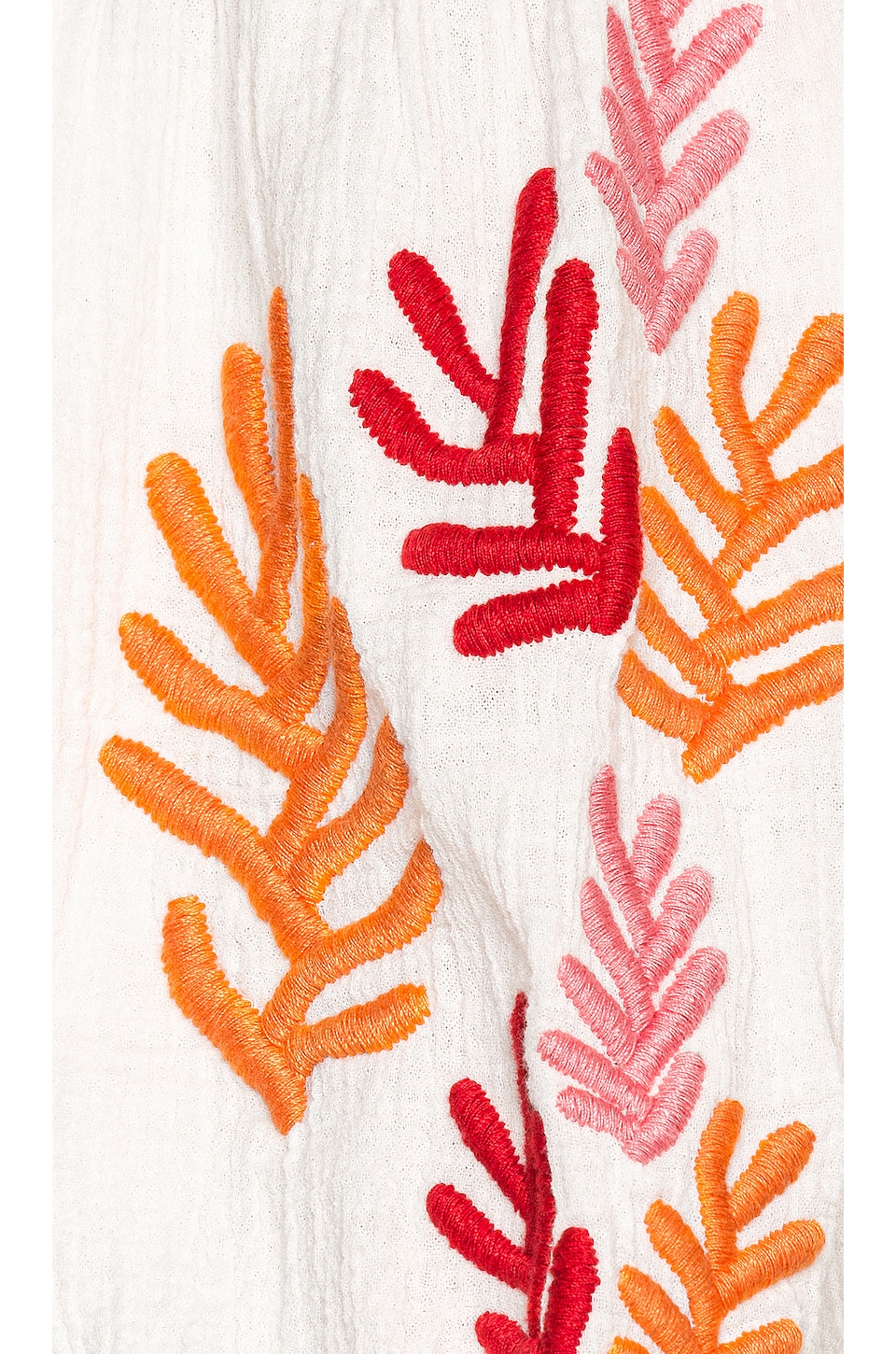 Sundress Poly Dress in Tulum White & Mix Red Embroideries | REVOLVE