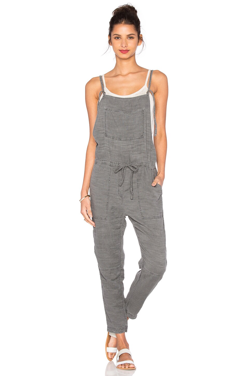 SUNDRY Overalls in Pigment Charcoal | REVOLVE