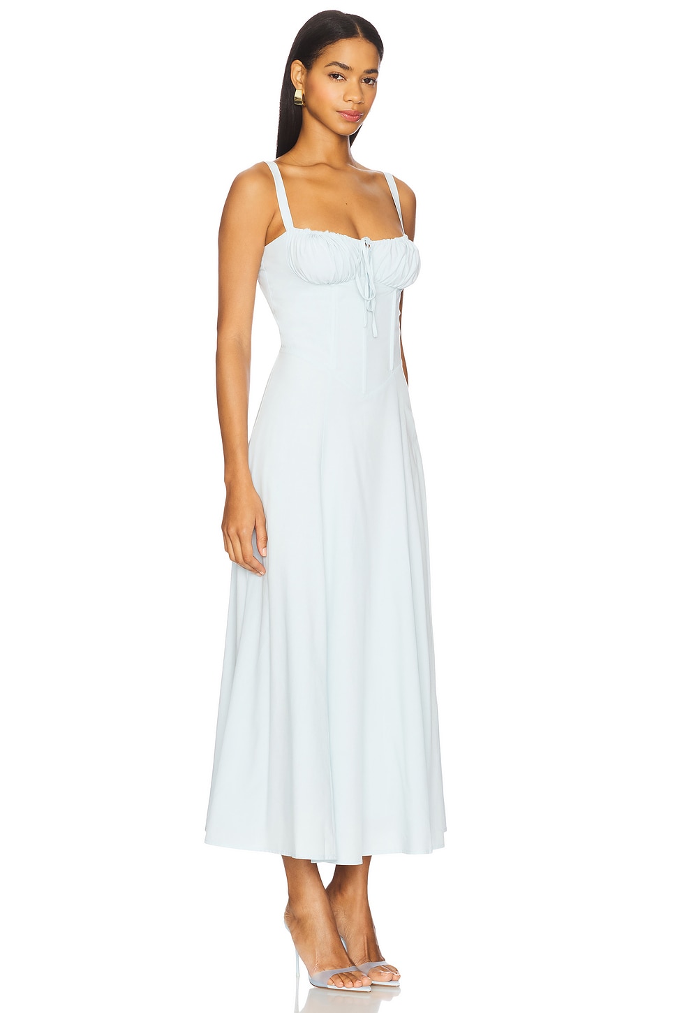 SNDYS x REVOLVE Alessia Drop Waist Dress in Baby Blue | REVOLVE