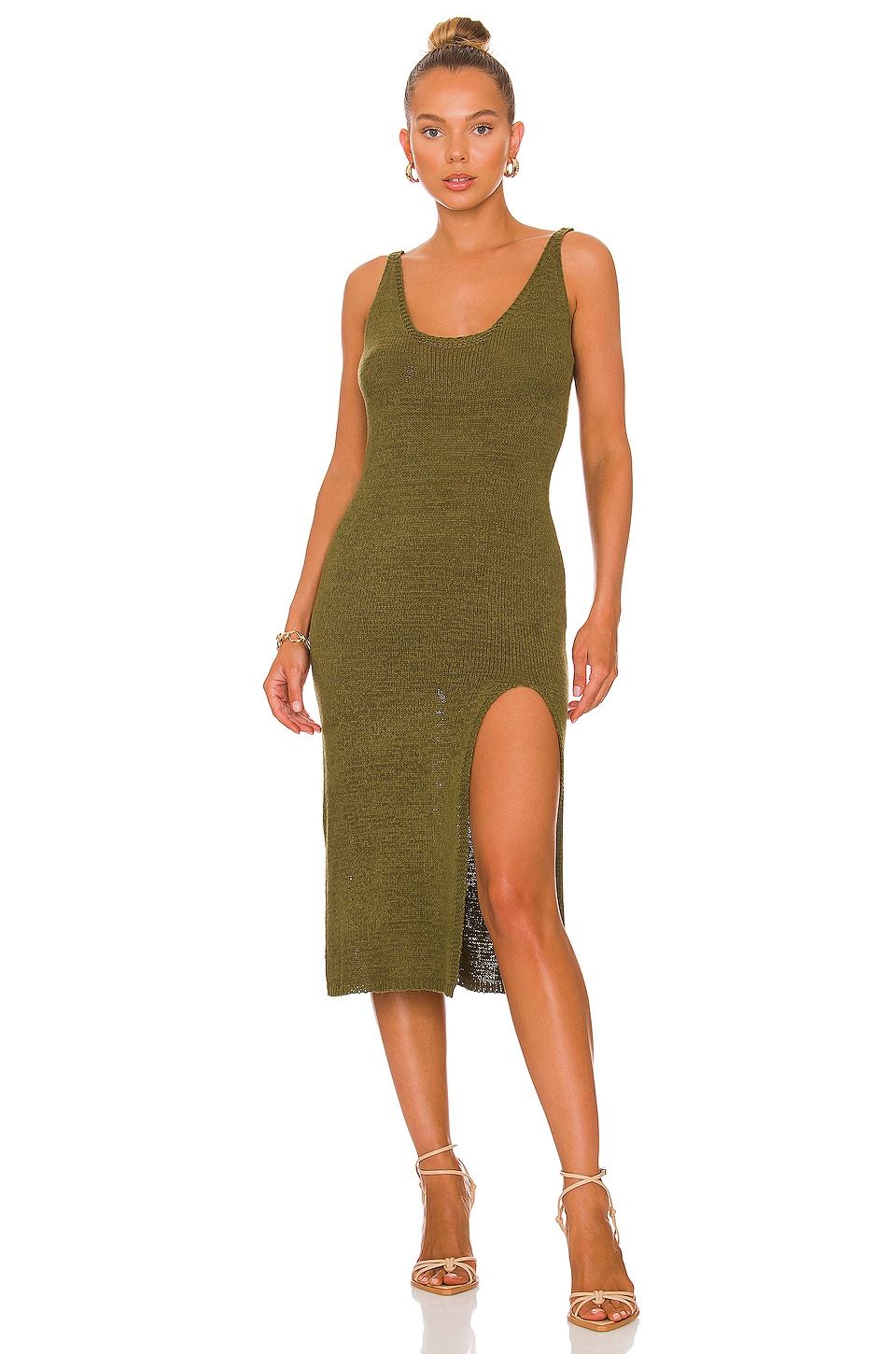 SNDYS Breeze Knit Dress in Olive | REVOLVE