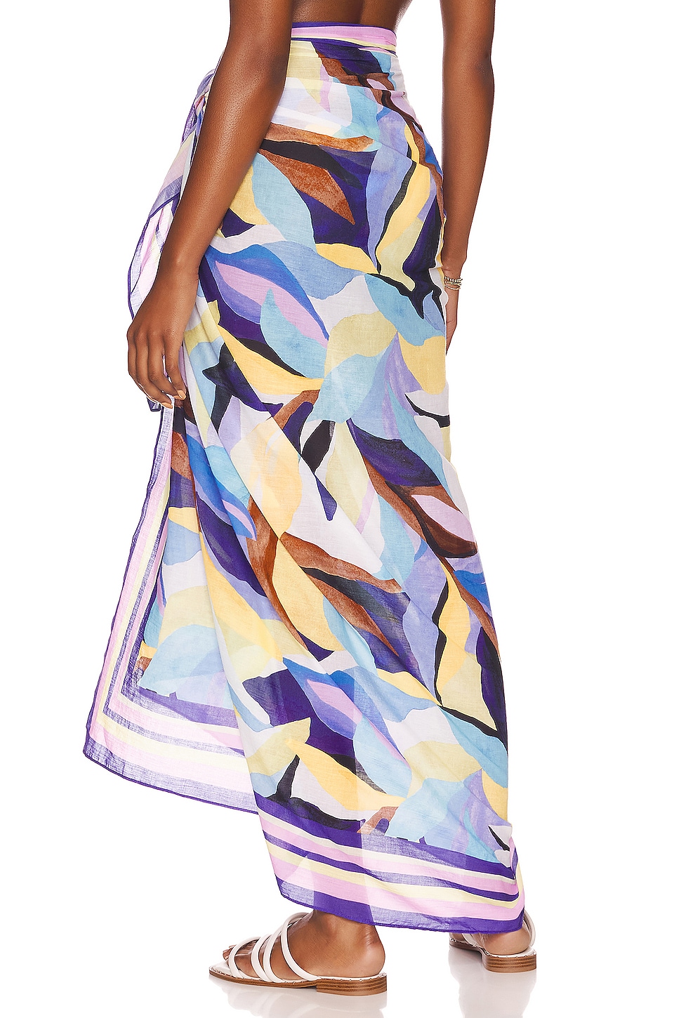 Seafolly Tropfest Pareo in True Navy | REVOLVE