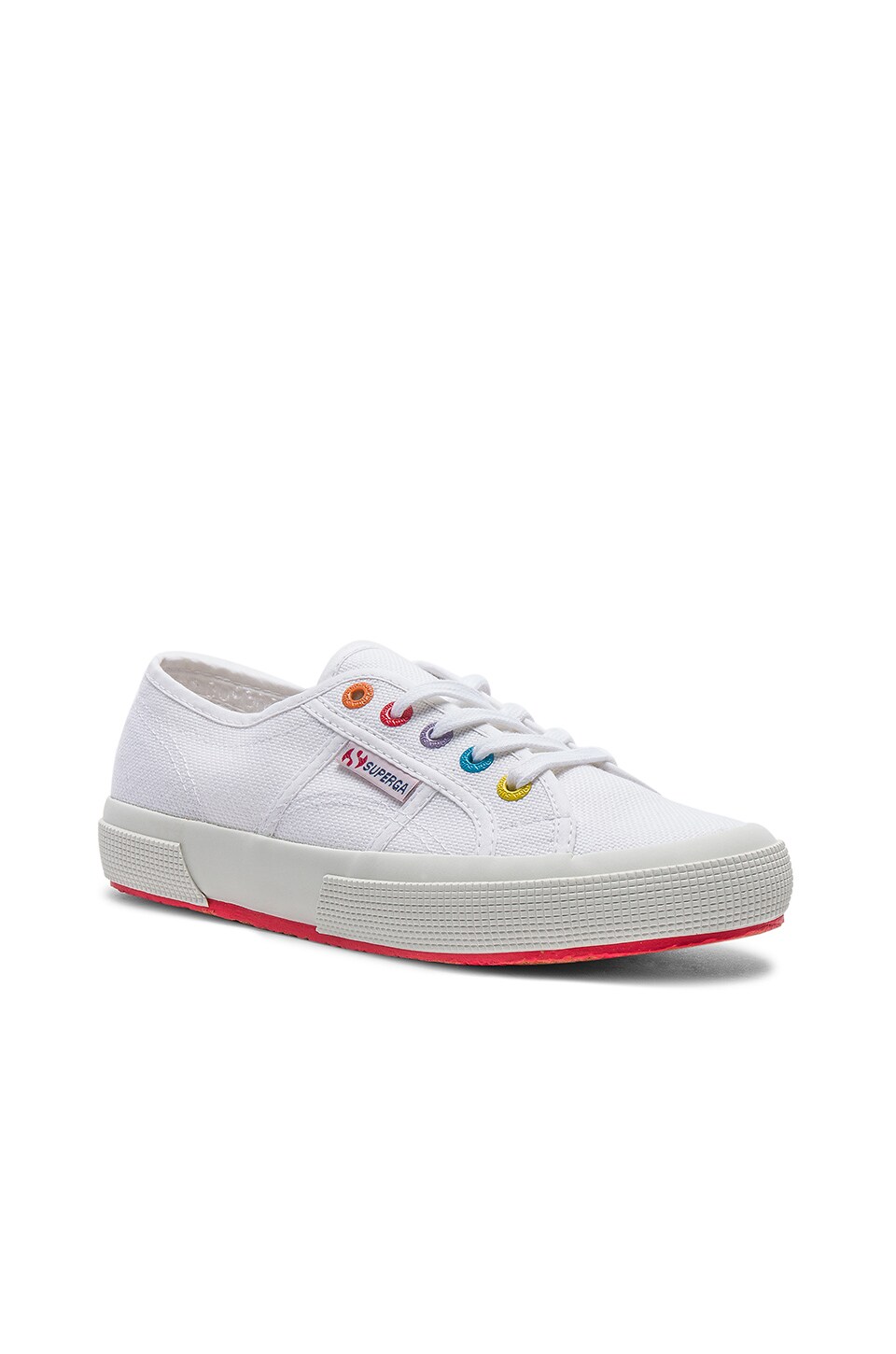 Superga 2750 & 2790 Multi Eyelet Sneaker in White Multi | REVOLVE