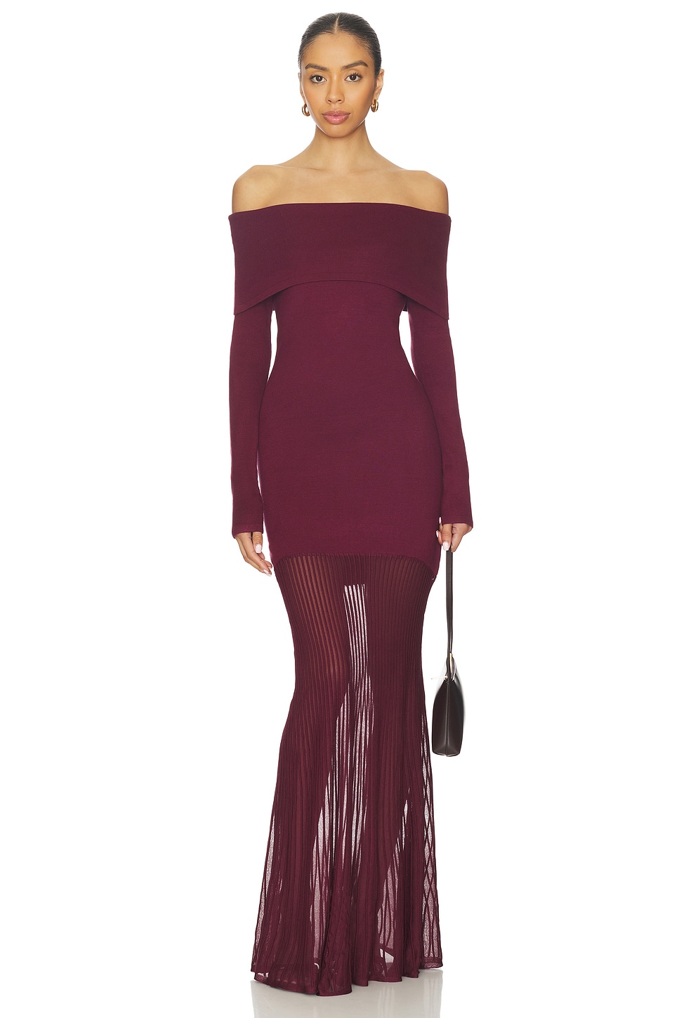 SEROYA Isotta Dress in Pinot | REVOLVE
