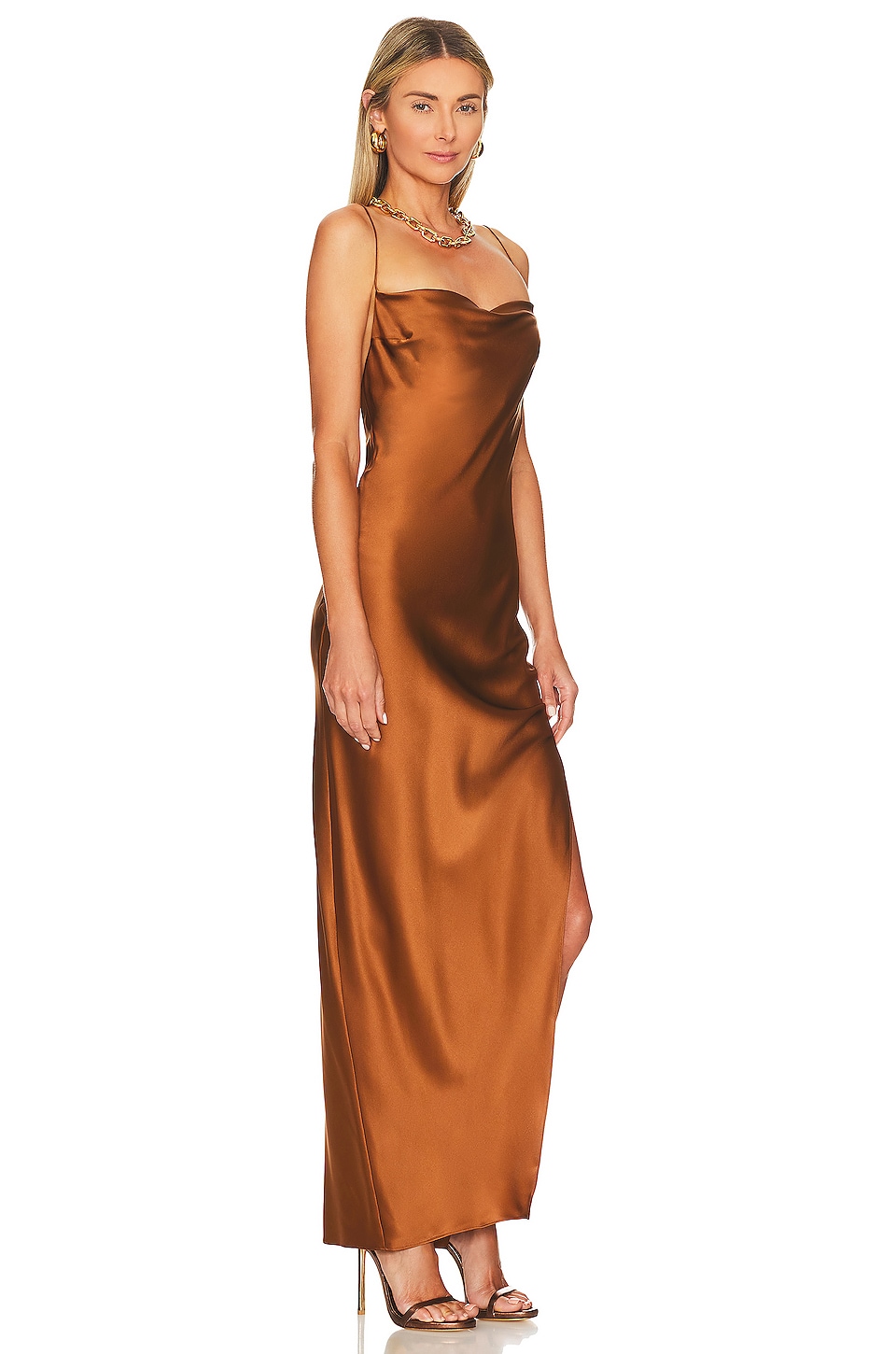 SEROYA Callie Dress in Cognac | REVOLVE