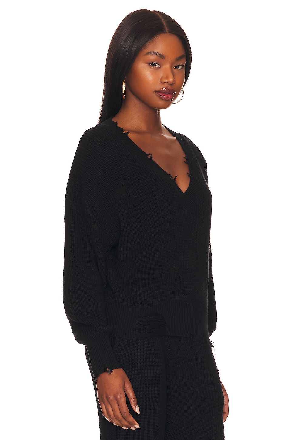 SEROYA Syd Sweater in Black | REVOLVE