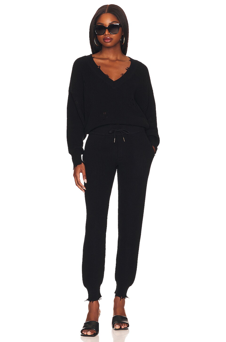 SEROYA Syd Sweater in Black | REVOLVE