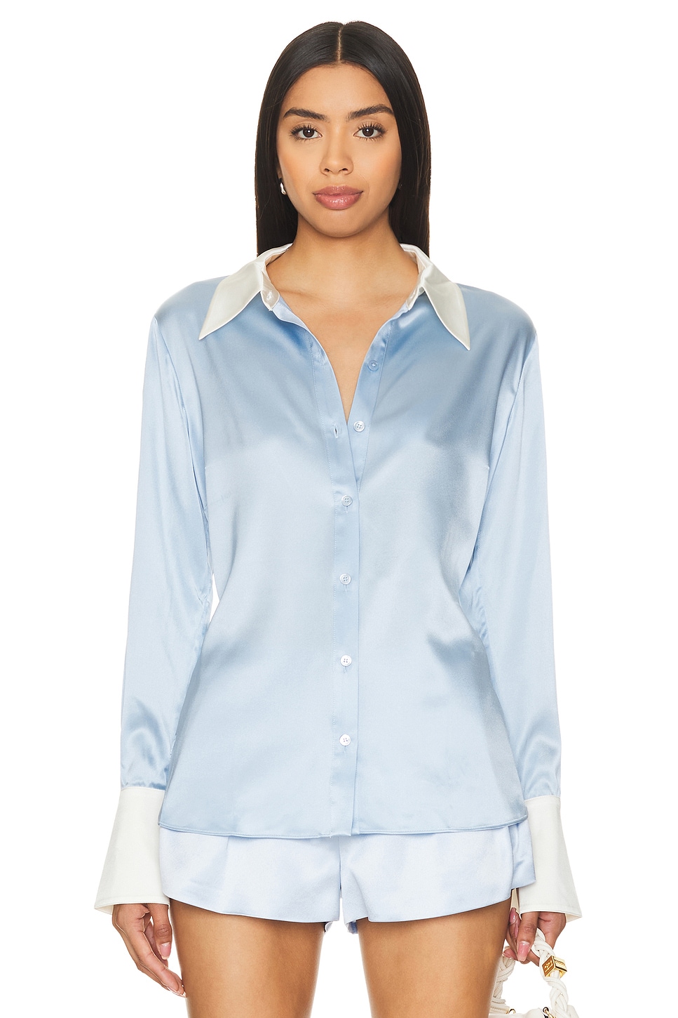 SEROYA Olsen Top in Ice Blue | REVOLVE