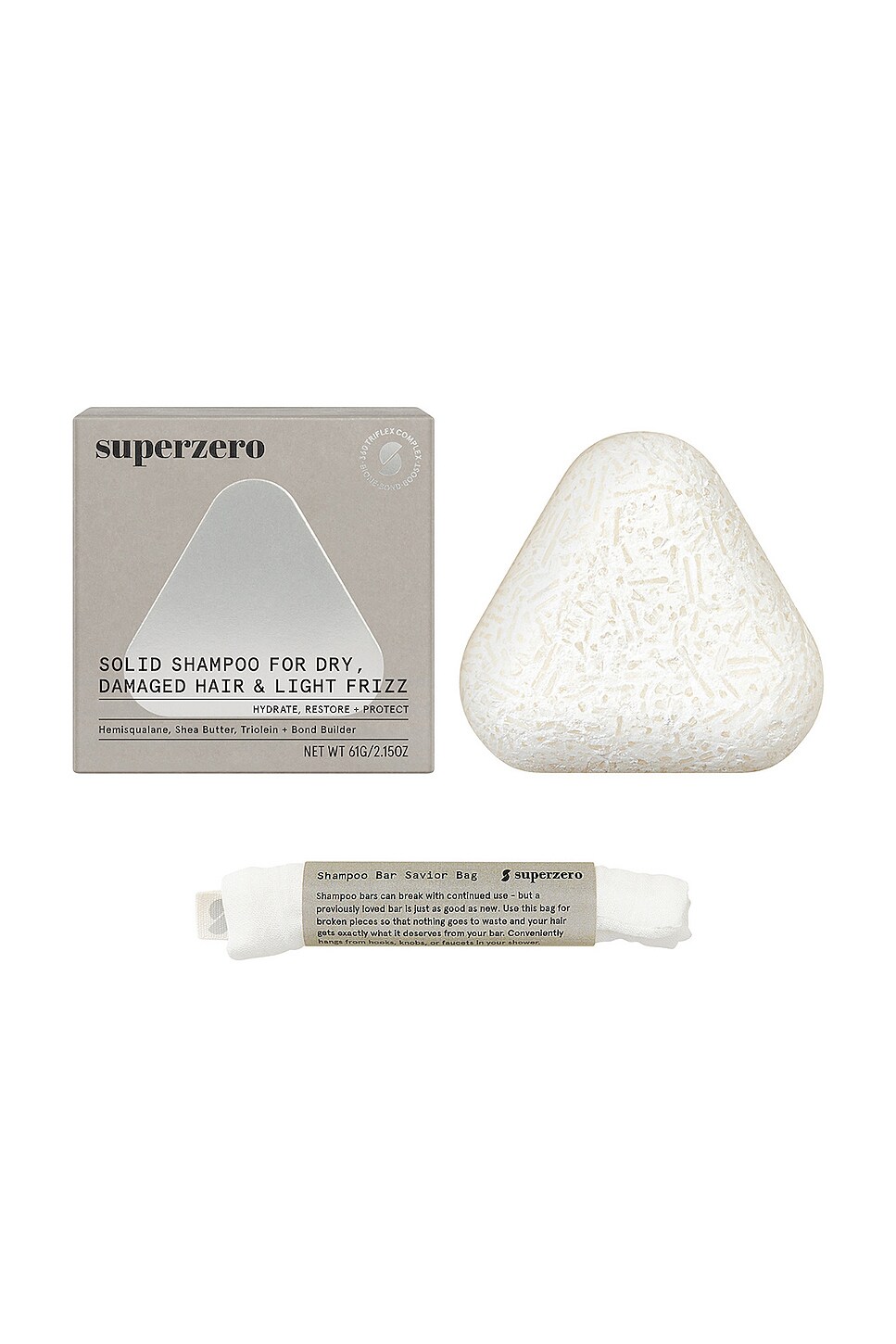 superzero Solid Shampoo For Dry, Damaged Hair With Light Frizz | REVOLVE