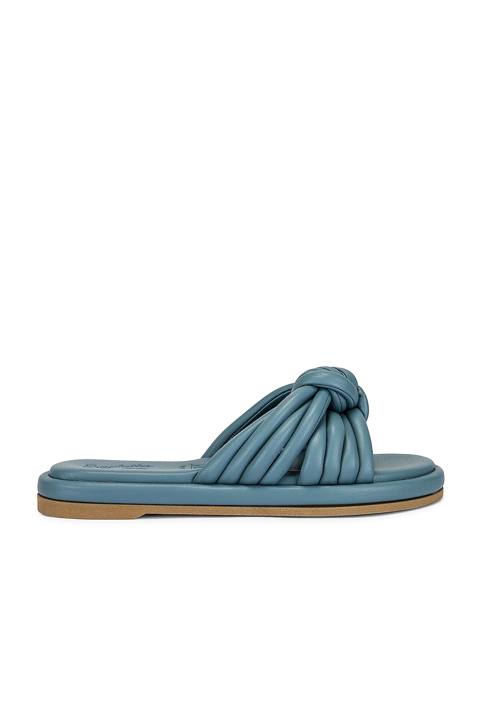 Seychelles Simply The Best Slides in Light Blue Leather | REVOLVE