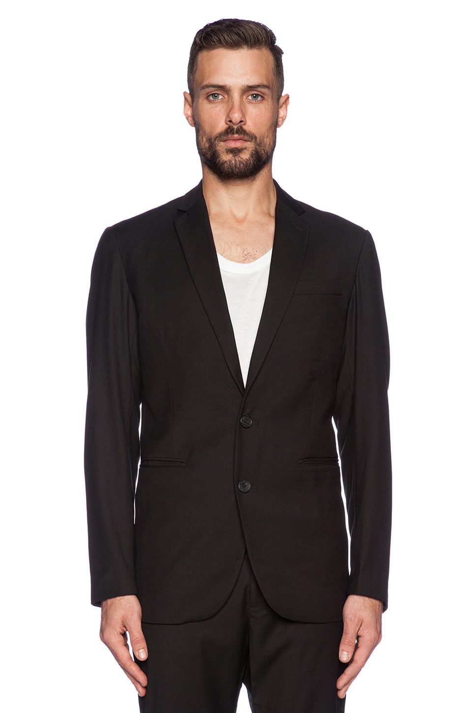 Shades of Grey by Micah Cohen 2 Button Blazer in Black | REVOLVE