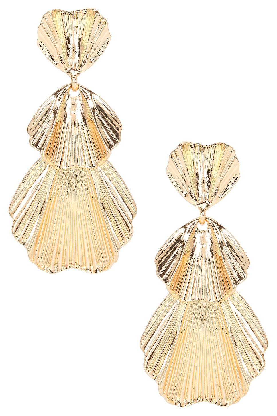 SHASHI Petals Gold Earring in Gold | REVOLVE