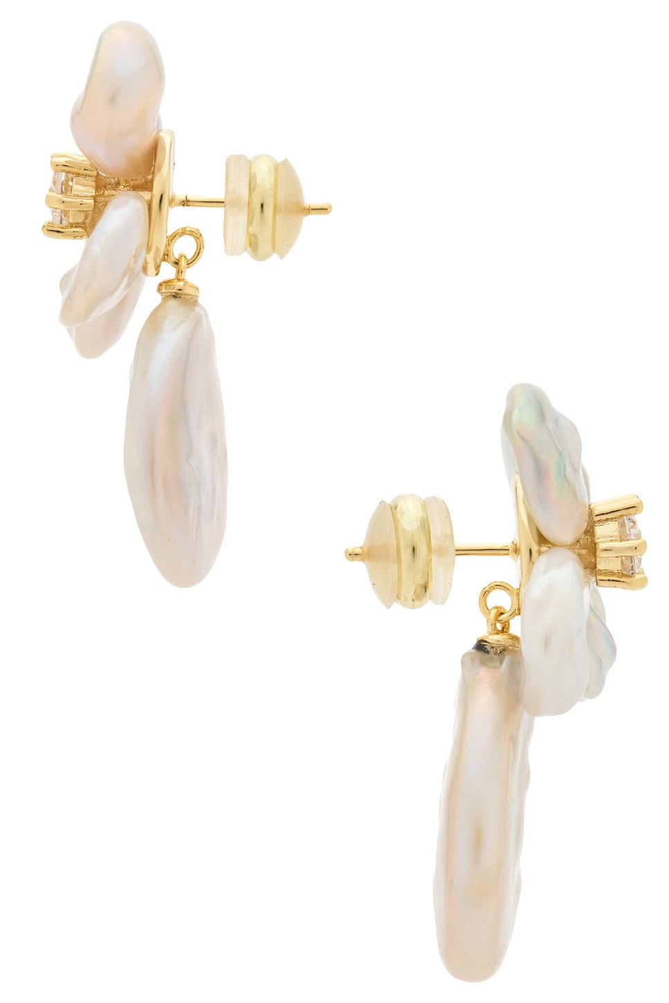 SHASHI Fleur De Cleo Earring in Pearl | REVOLVE