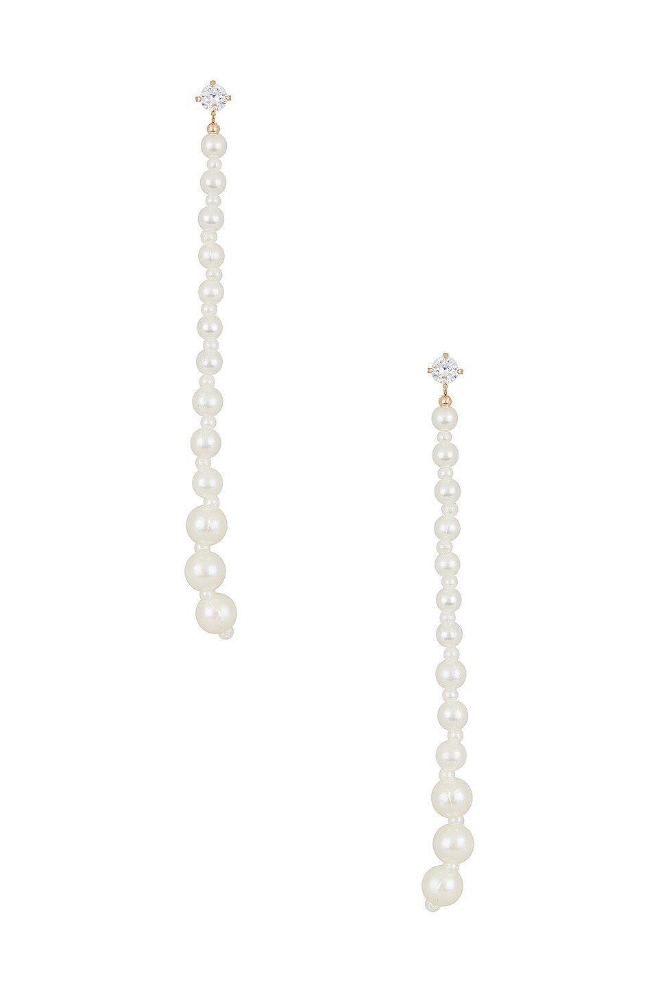 SHASHI Miami Vice Earrings in Gold | REVOLVE