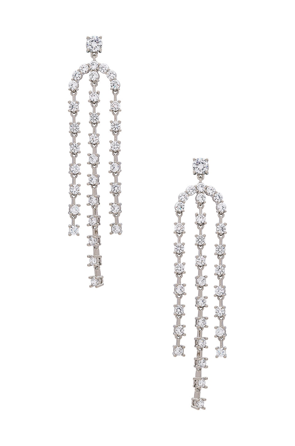 SHASHI River Earring in Silver | REVOLVE
