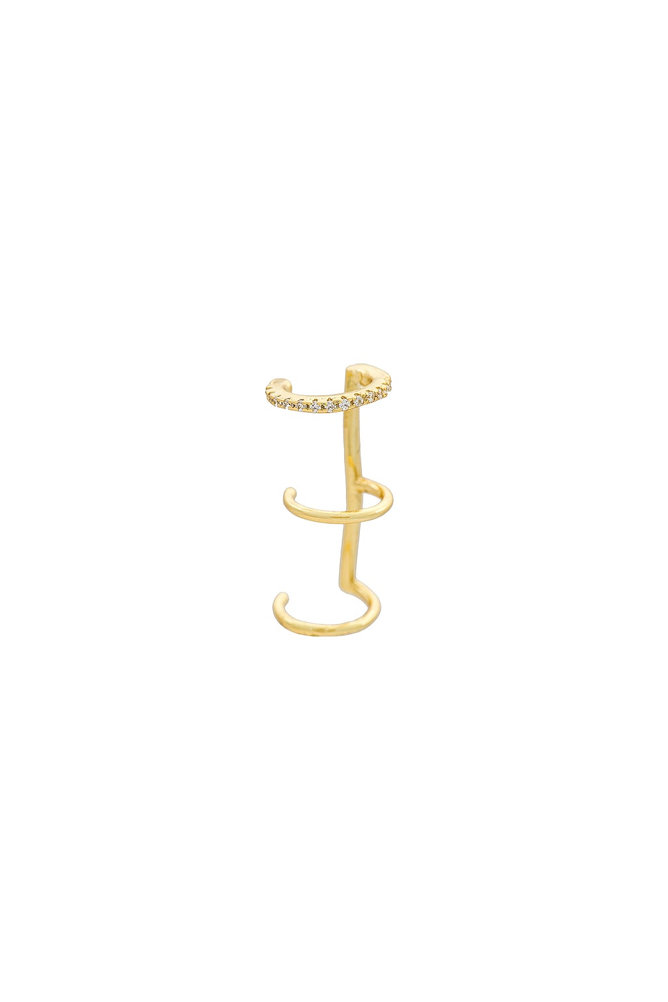 SHASHI Mercy Ear Cuff in Gold | REVOLVE