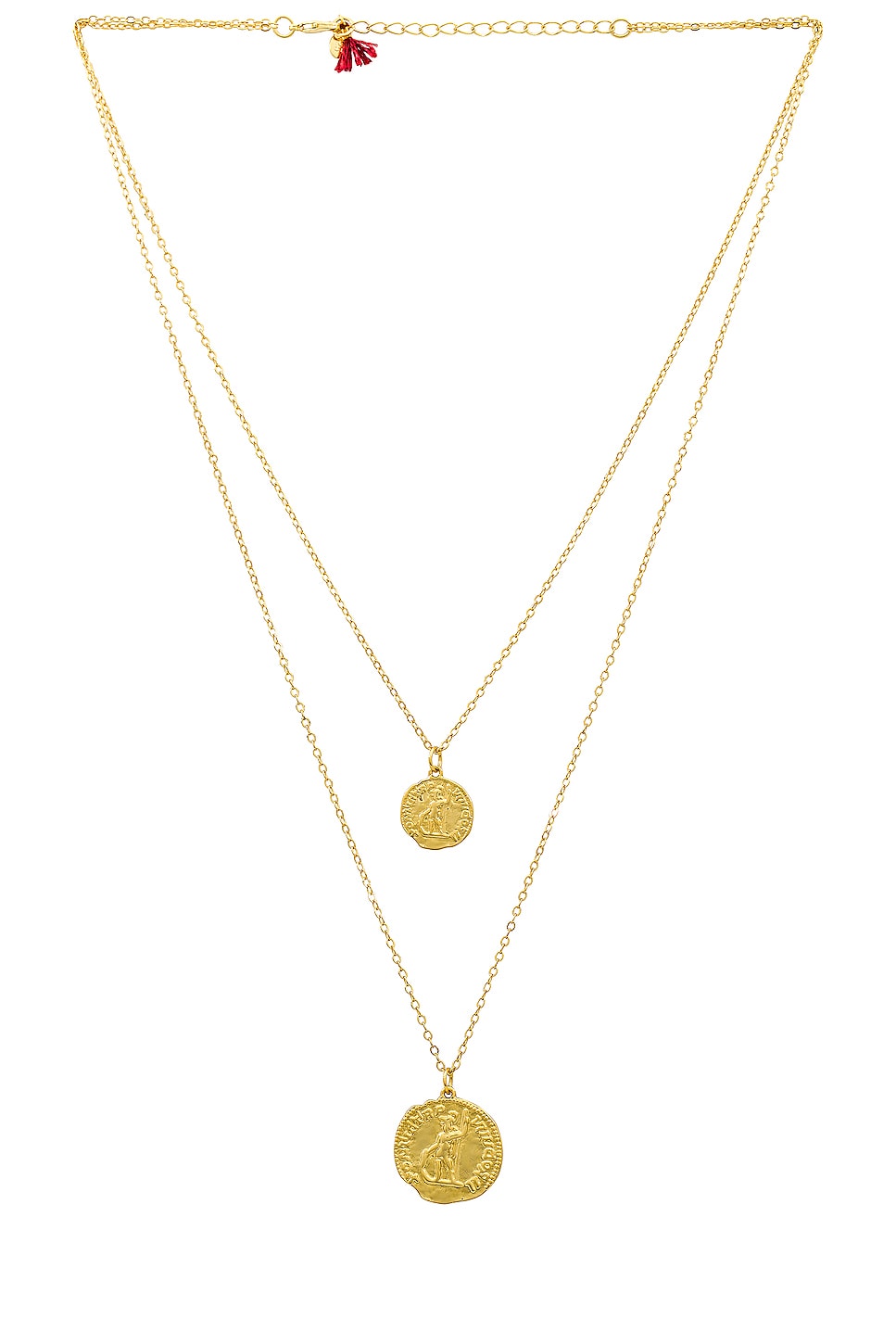 SHASHI Double Armor Necklace in Gold | REVOLVE