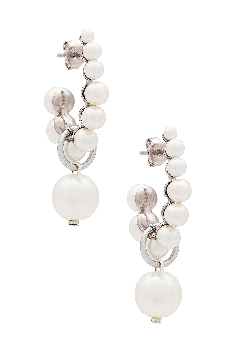 SHASHI Carina Earring in Silver | REVOLVE