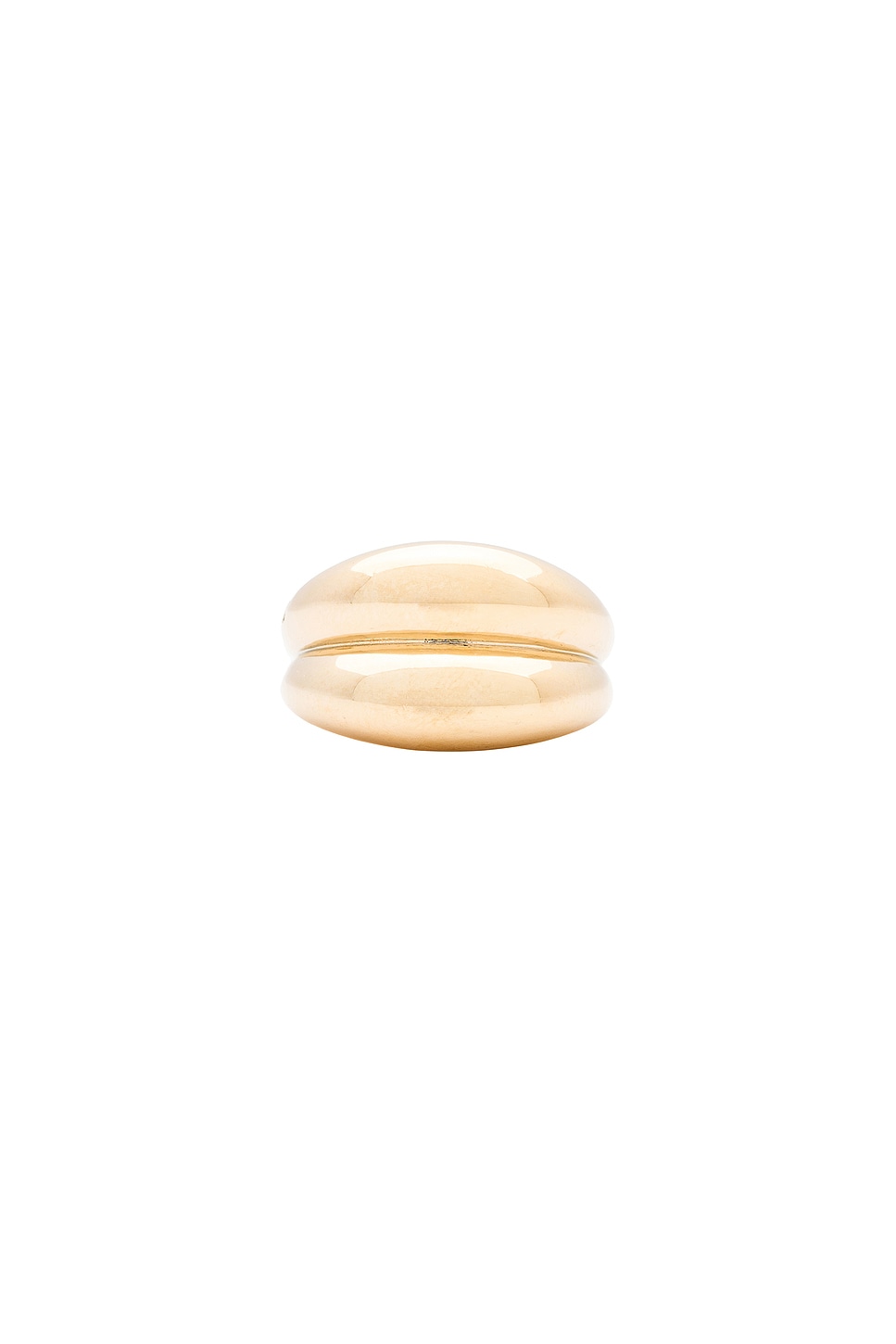 SHASHI Double Dome Ring in Gold | REVOLVE