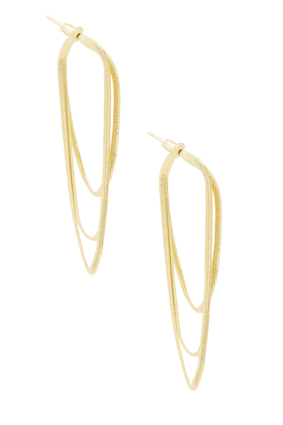 SHASHI Lady Layered Earring in Gold | REVOLVE
