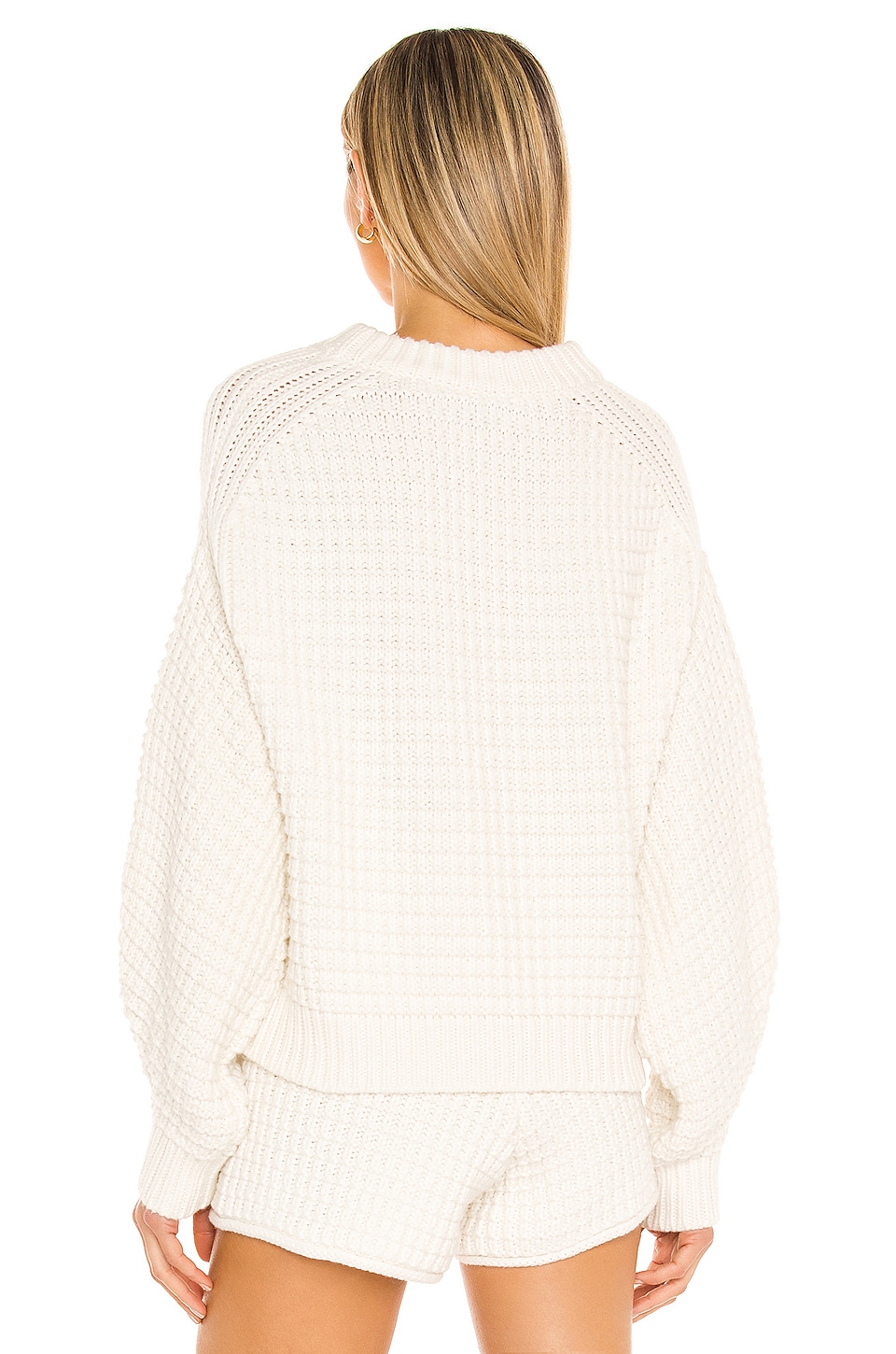 Shona Joy Willow Cable Sweater in Rice | REVOLVE