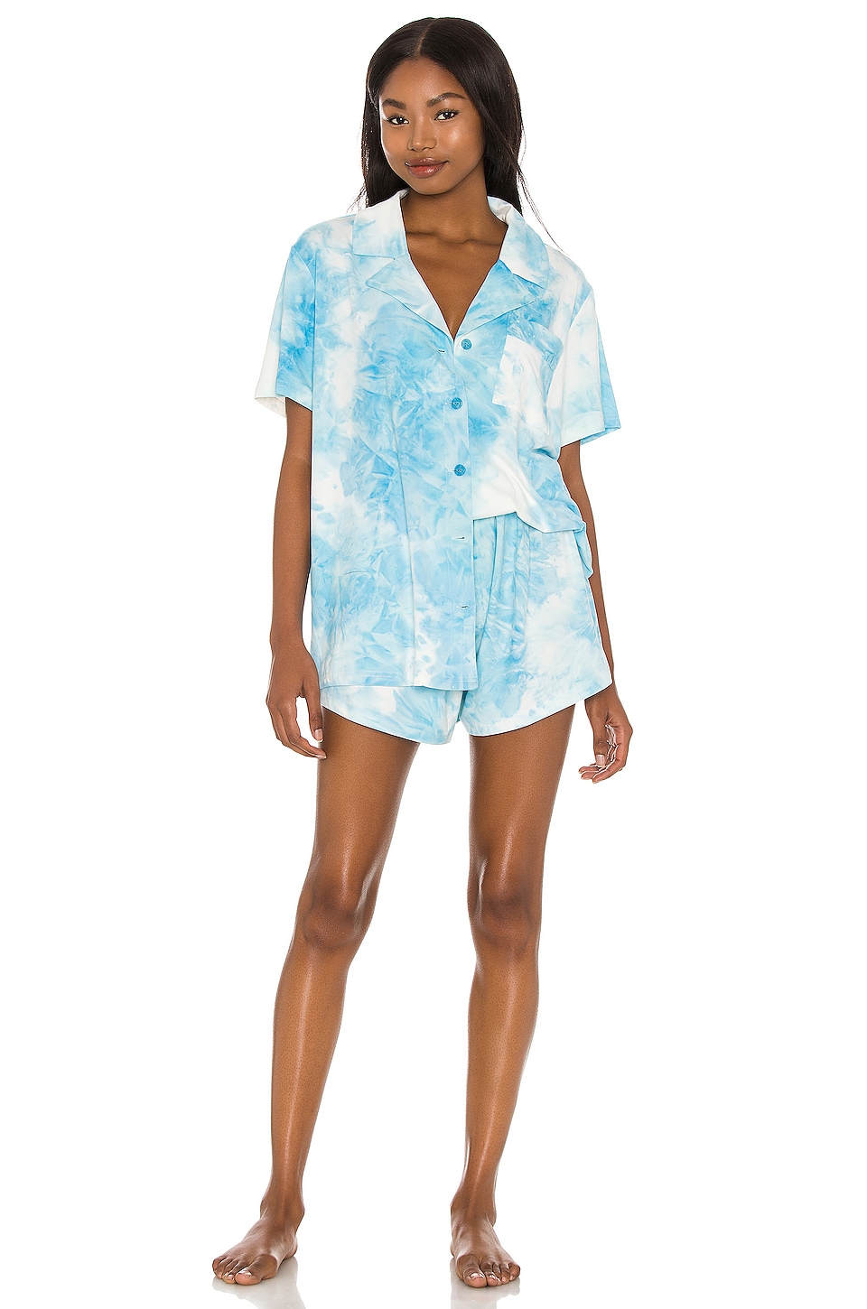 Show Me Your Mumu Sunday Morning Sleep Set in Cloud Tie Dye | REVOLVE