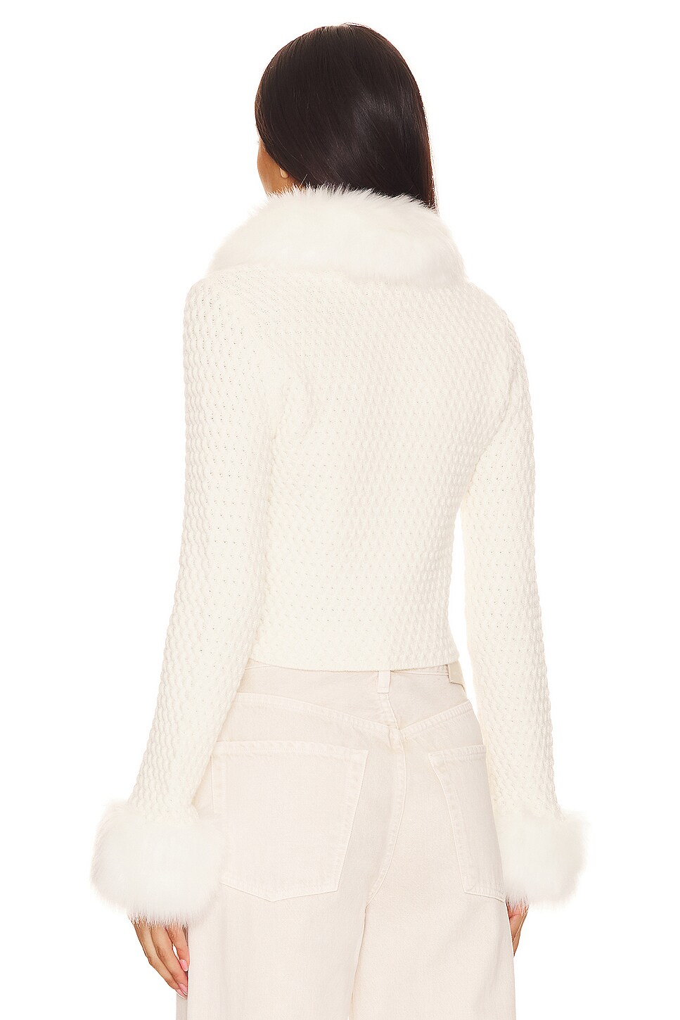 Show Me Your Mumu Zermatt Zip Up in White Pebble | REVOLVE