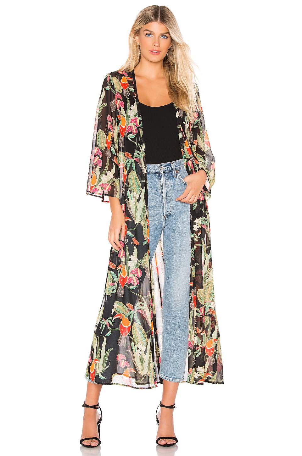 Show Me Your Mumu Marissa Cape in Toucan Tango | REVOLVE