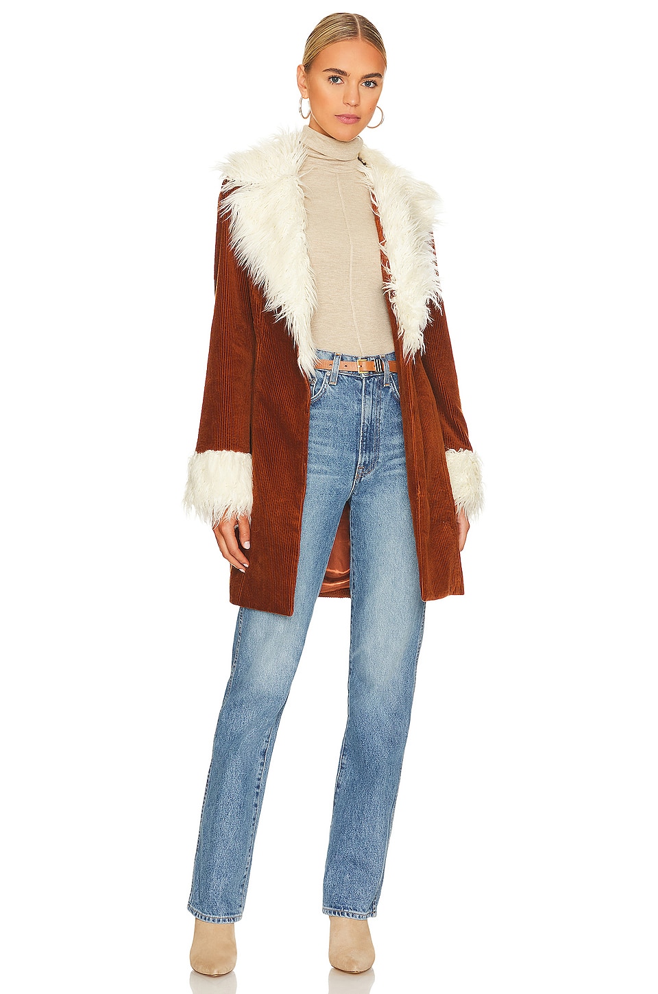 Show Me Your Mumu Penny Lane Coat in Sienna Cord | REVOLVE